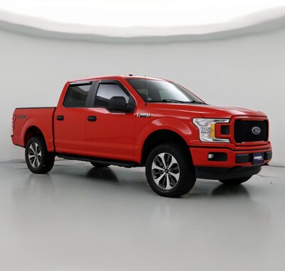 Red Ford Pick Up Truck