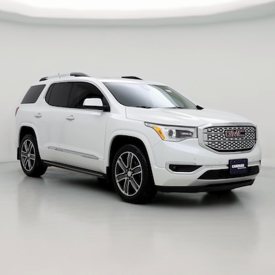 White Gmc Acadia Denali