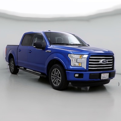 Blue Ford Pick Up Truck