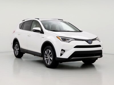 Used White Hybrid Toyota RAV4 near me for sale