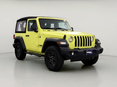 Used Gas Jeep Wrangler Yellow Exterior for sale