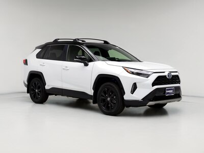 Used White Hybrid Toyota RAV4 near me for sale