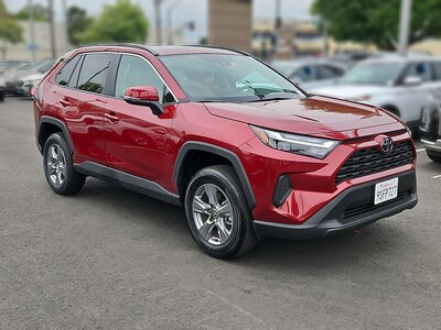 Used Red Hybrid Toyota RAV4 near me for sale
